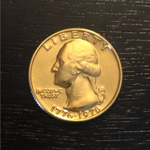 Accessories | Us Mint 1976 Bicentennial Quarter Gold Plated | Poshmark